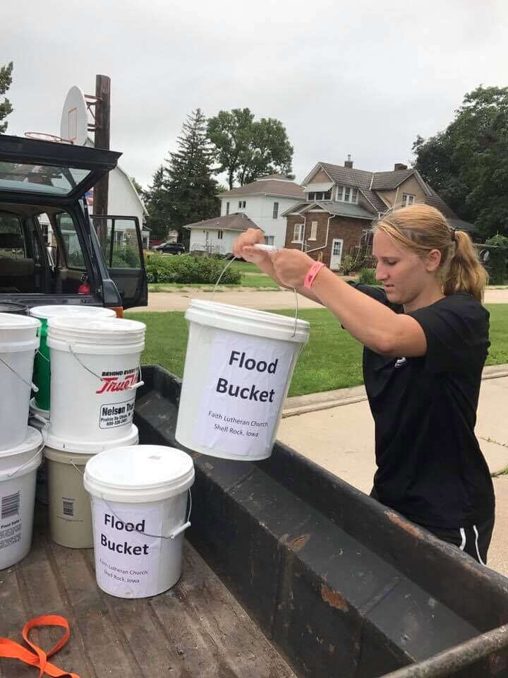 Flood Buckets Make a Difference - Northeastern Iowa Synod, ELCA